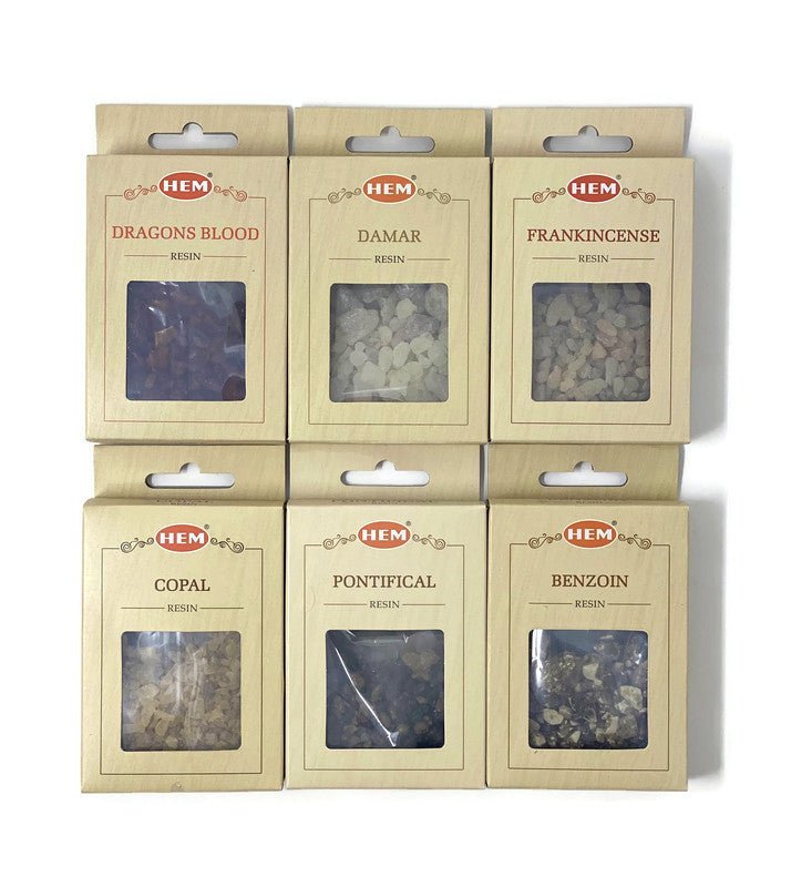 Premium HEM Resin Collection – Authentic Aromatic Resins – Incense Gallery